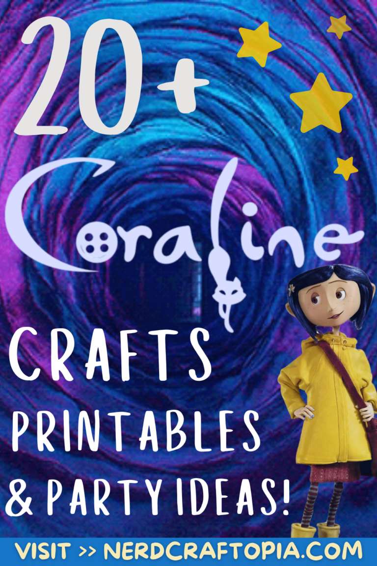 20+ Coraline Crafts, Printables & Party Ideas - Nerd Craftopia